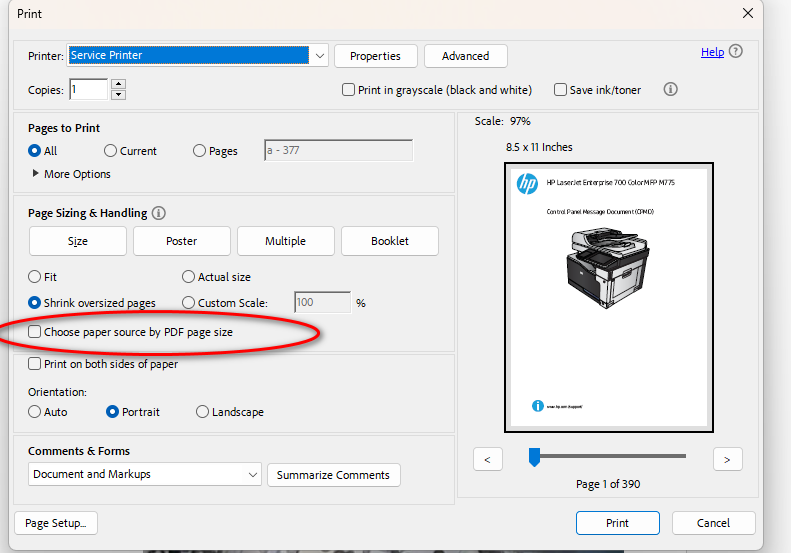 Printer message to Load Paper when tray has paper; prints on... - HP ...