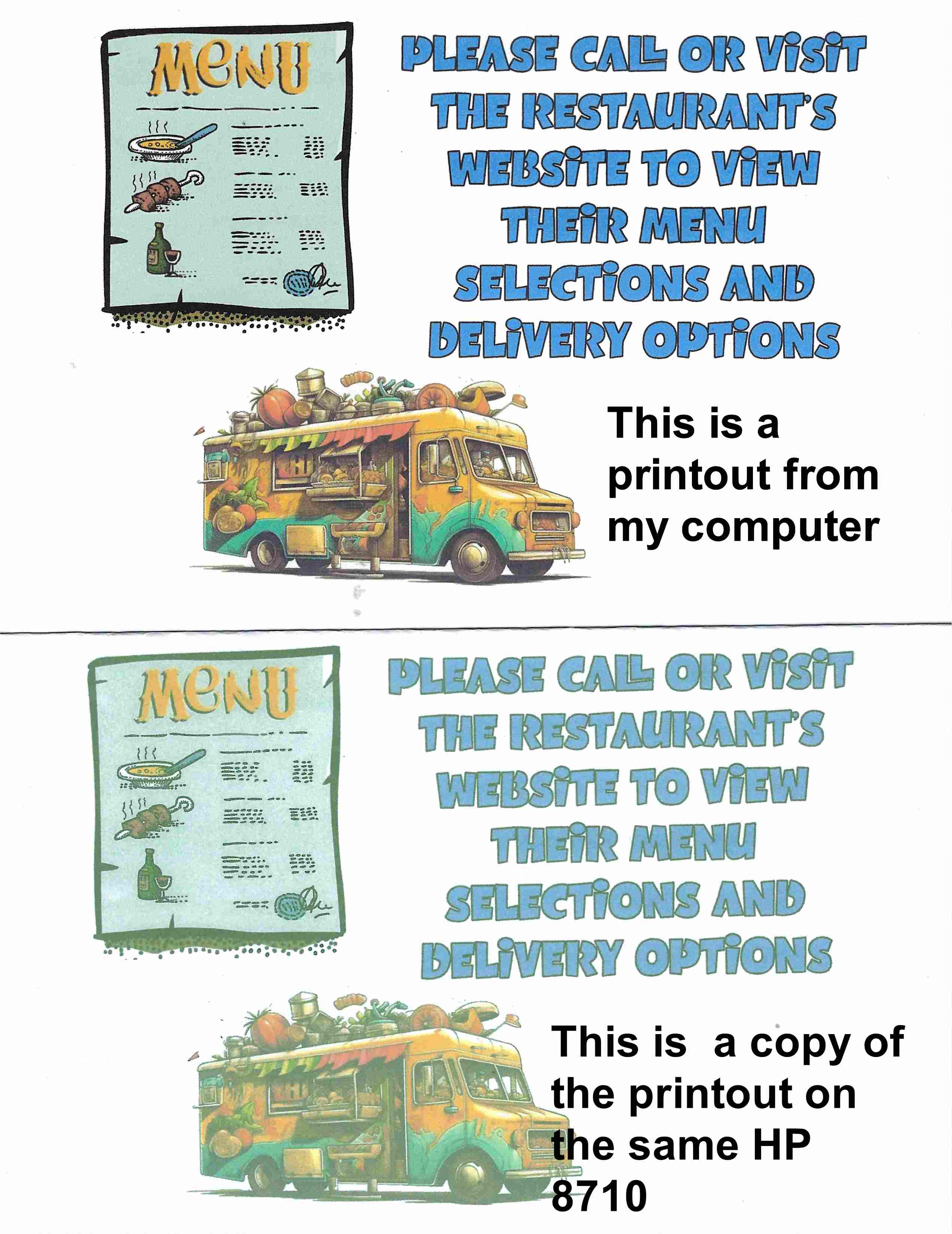 Officejet Pro 8710 copy color is distored with green tint - HP Support ...