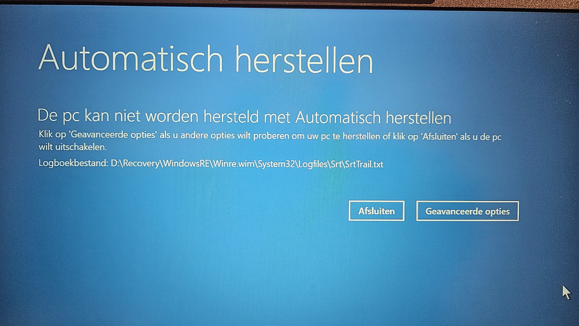 PC stuck in automatic repair loop - HP Support Community - 9336971