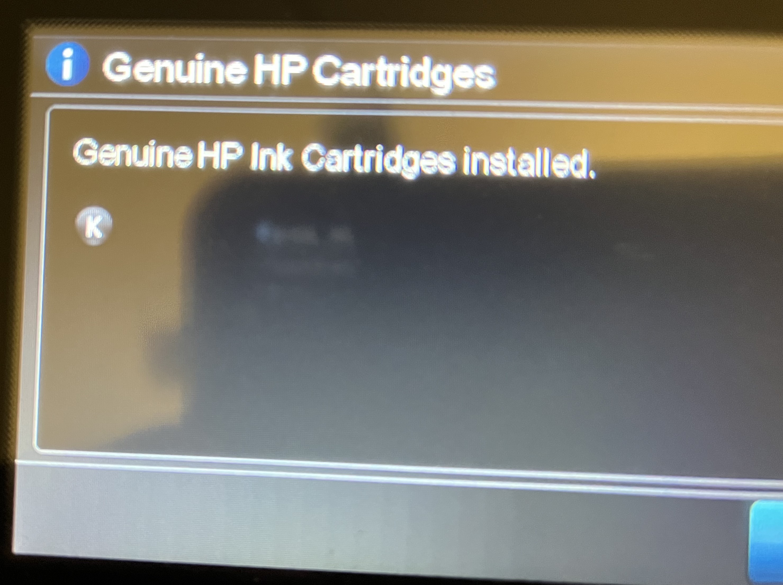 HP 8600 ink cartridge failure after replacing with genuine H... - HP ...
