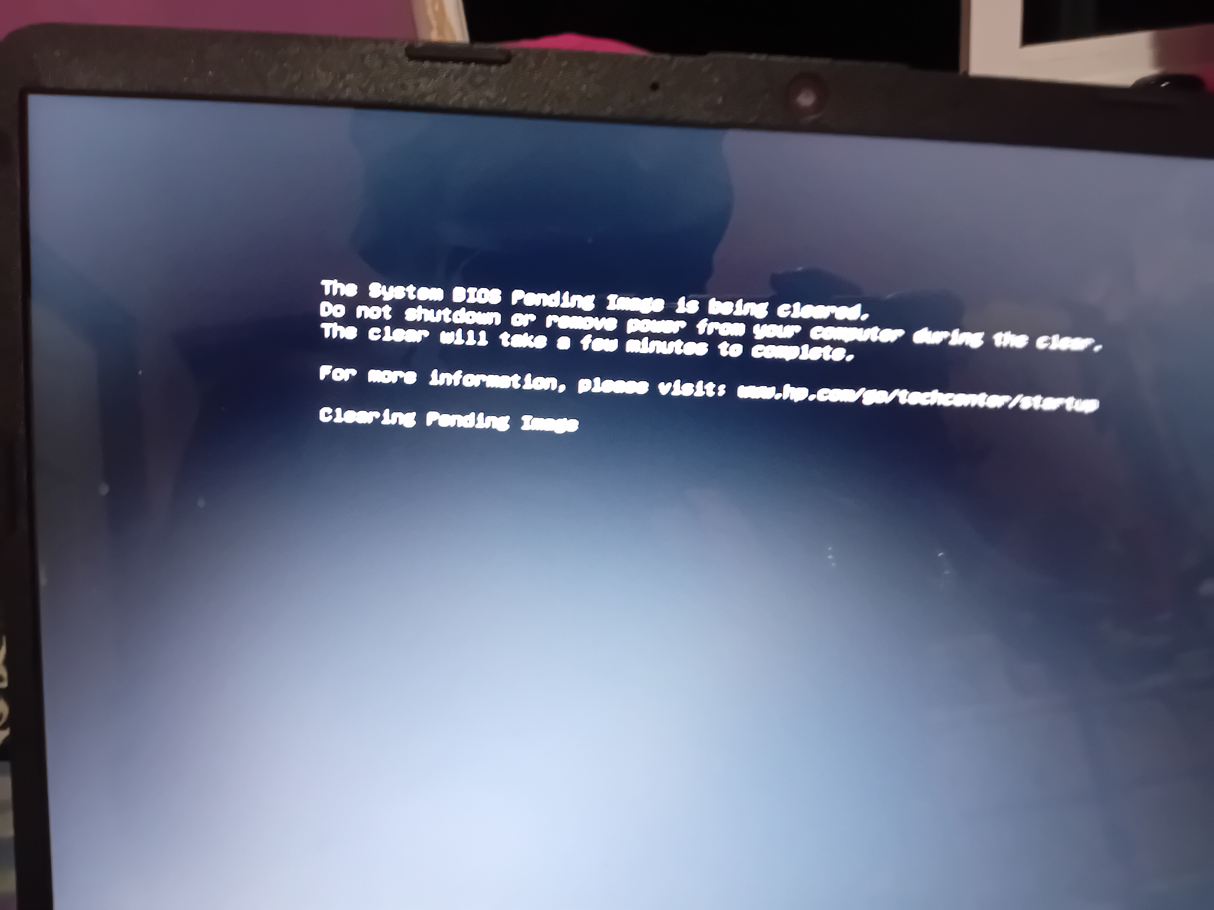 Bios image pending? - HP Support Community - 9342303