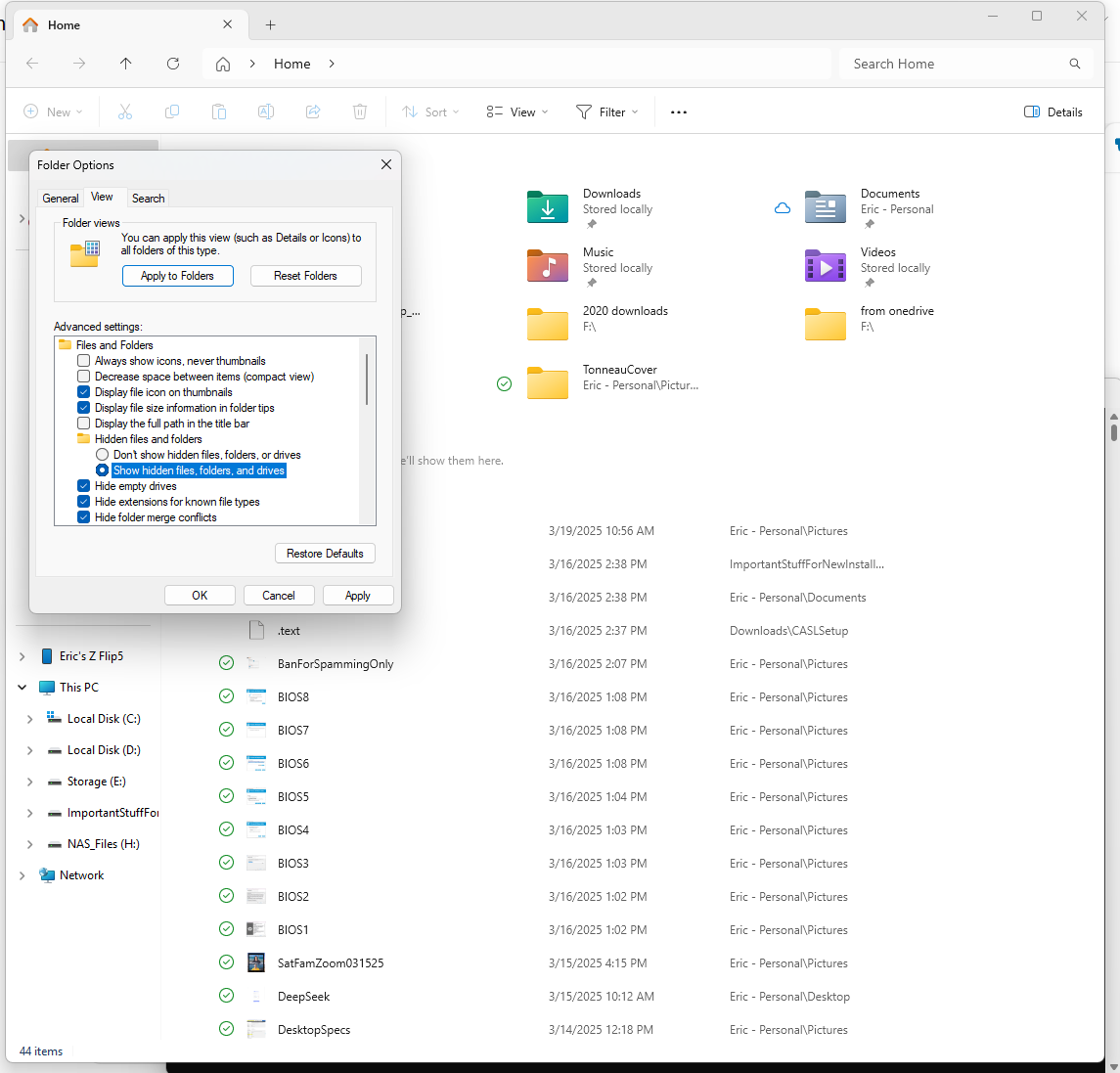 Other than c drive d e f partition is not showing in my pc a... - HP ...