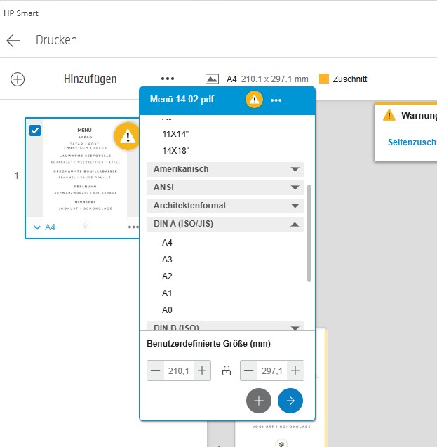 Issue Printing A5 on HP OfficeJet Pro 9020 – Paper Too Small... - HP ...