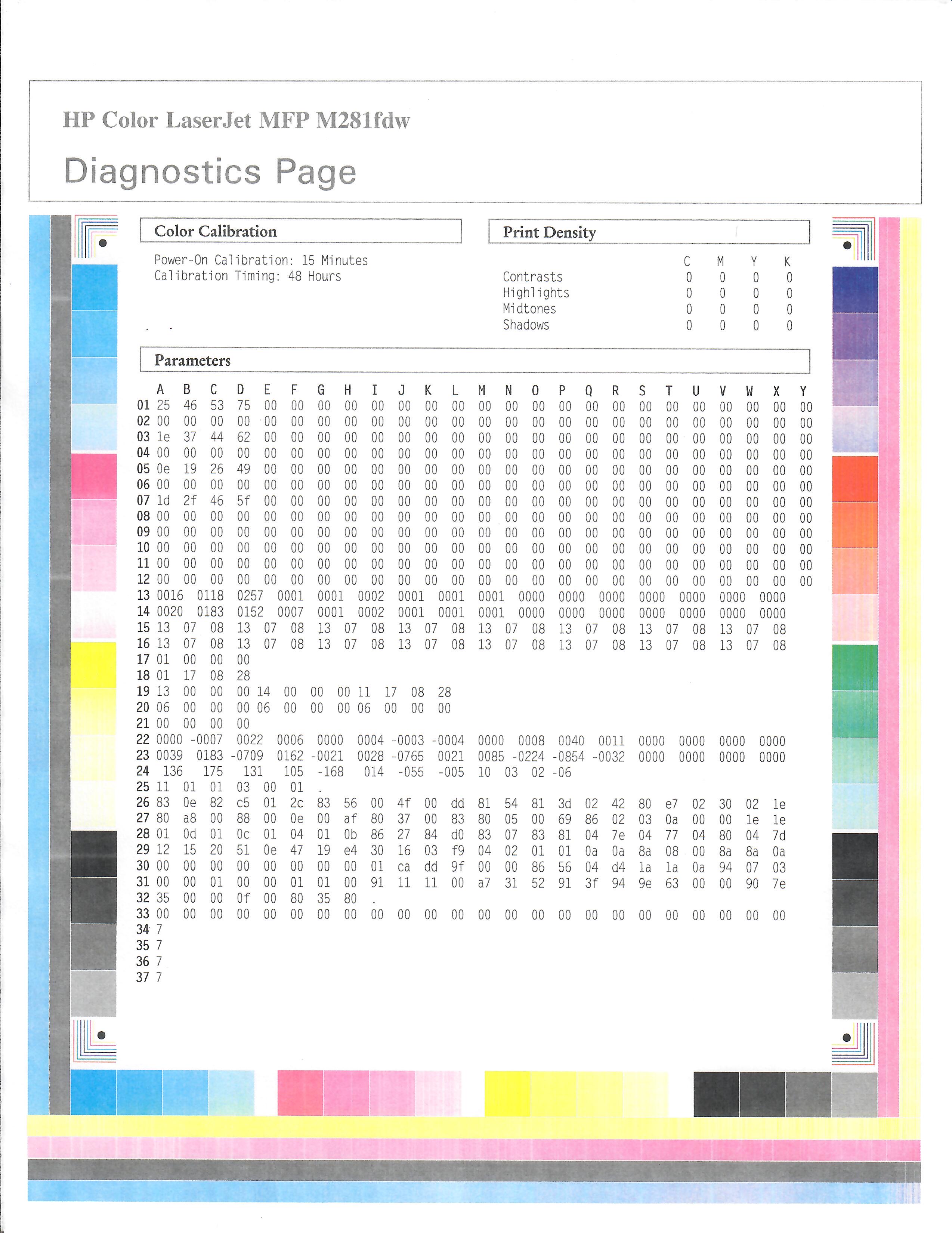 Severe Color Print Quality Issues + Cleaning Page Jam - HP Support ...