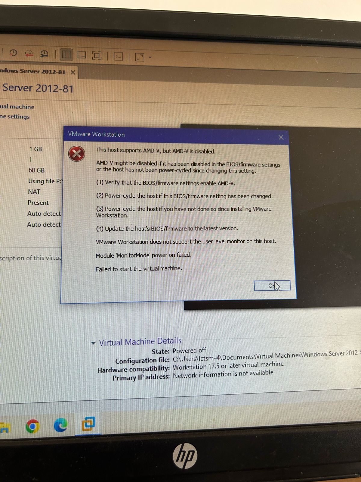 ENABLE VIRTUALIZATION TECHNOLOGY - Bios Amd-v - HP Support Community ...