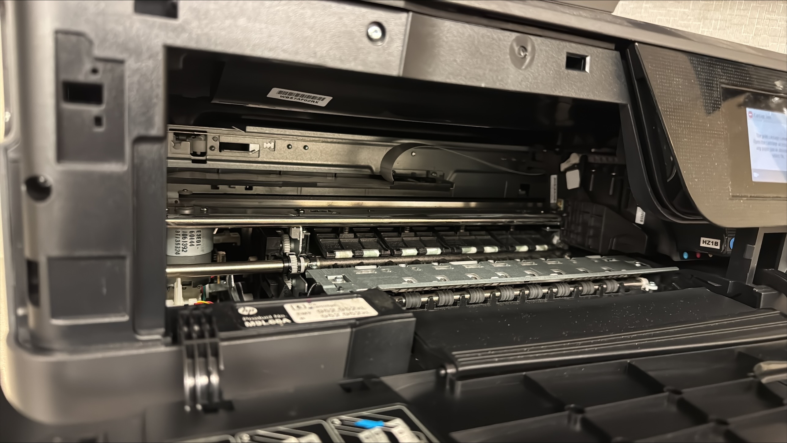 HP Office Jet Pro 8710 - Carriage jam - HP Support Community - 9353422