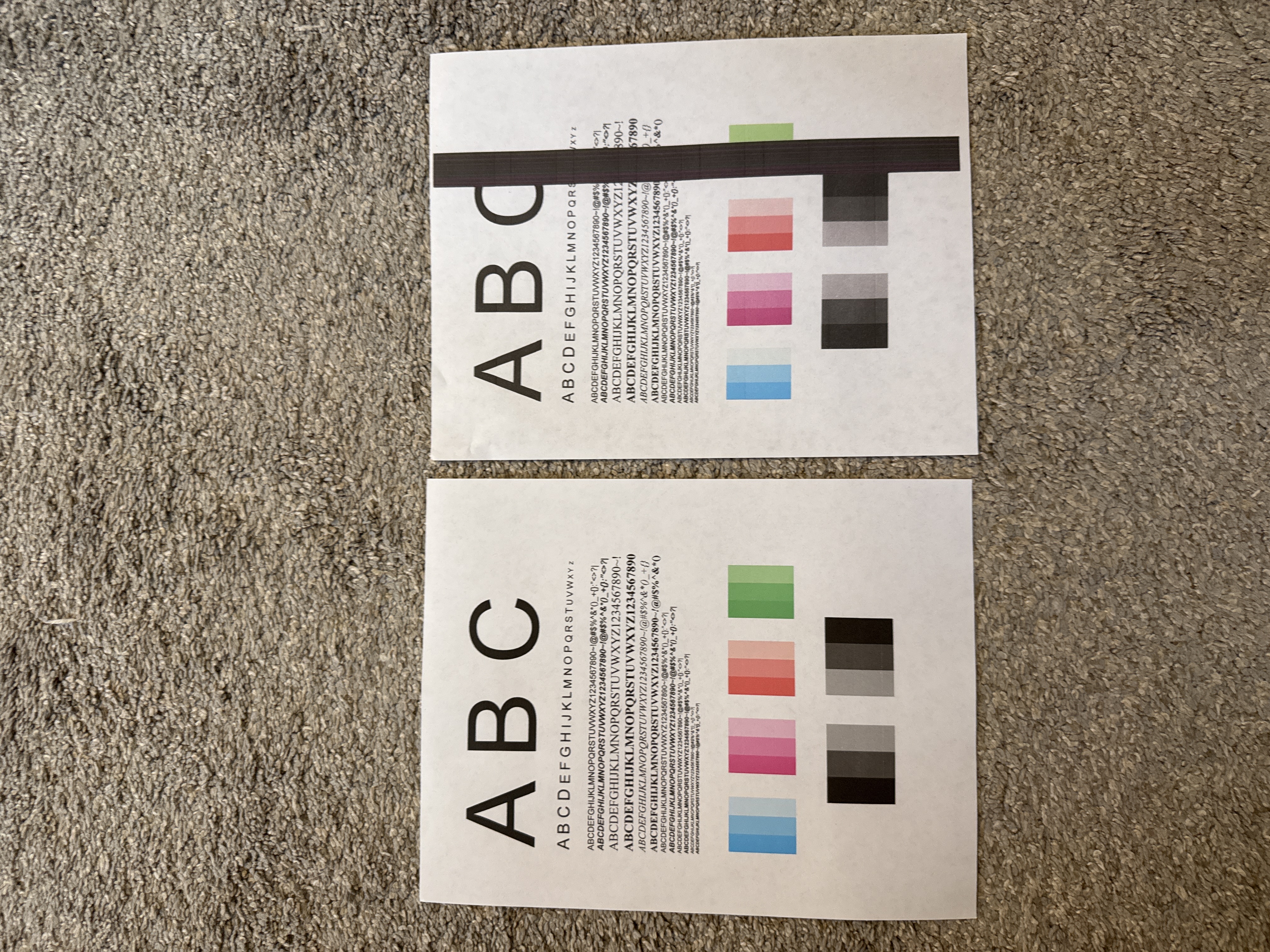 Thick black line on copies from OfficeJet 8710 - HP Support Community ...