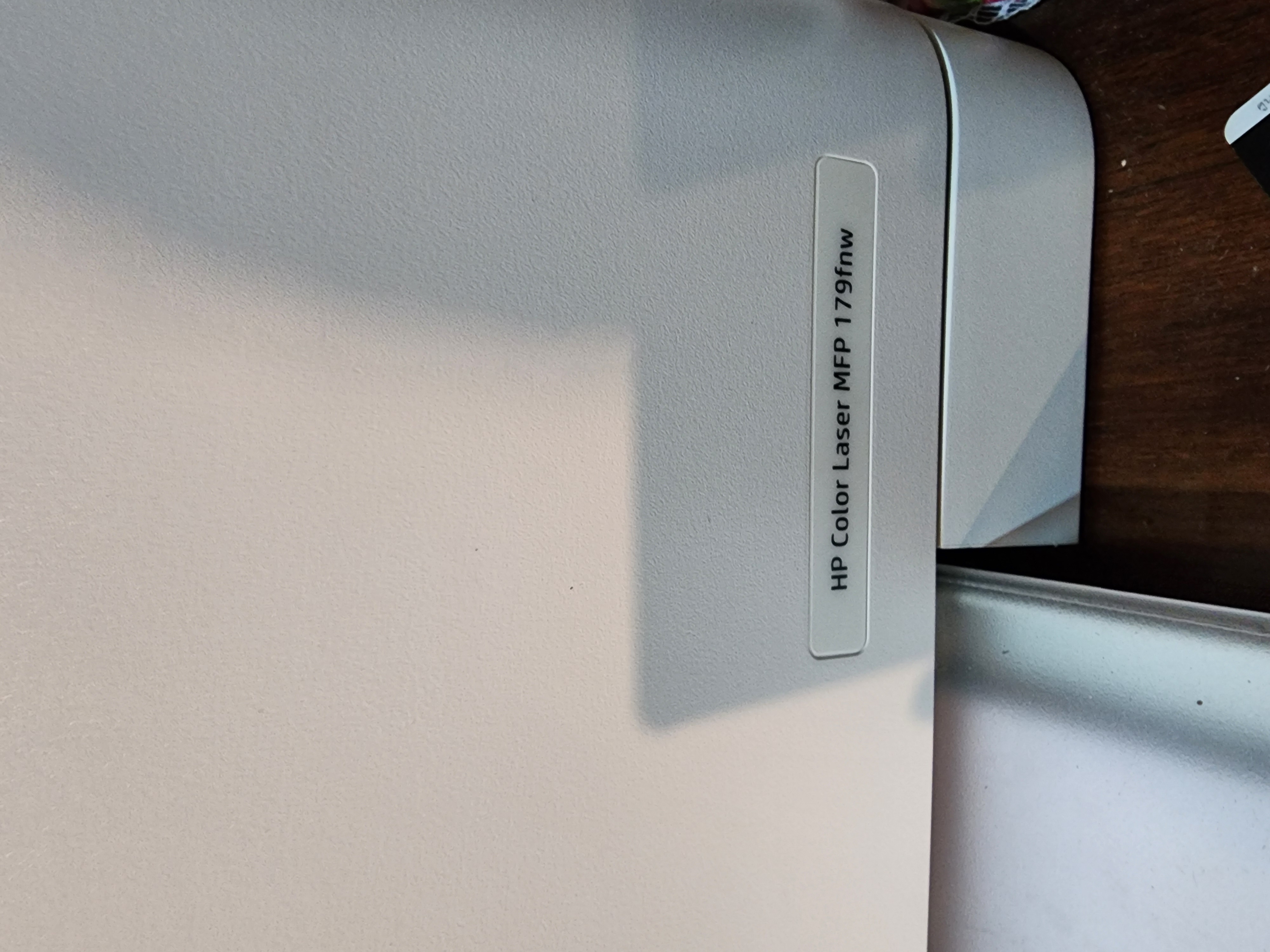 My printer got a blure when print / HP Color Laser MFP179fnw - HP ...