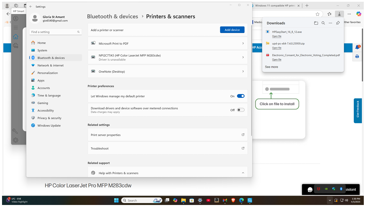 Can't find print drivers for windows 11 for color laser jet ... - HP ...