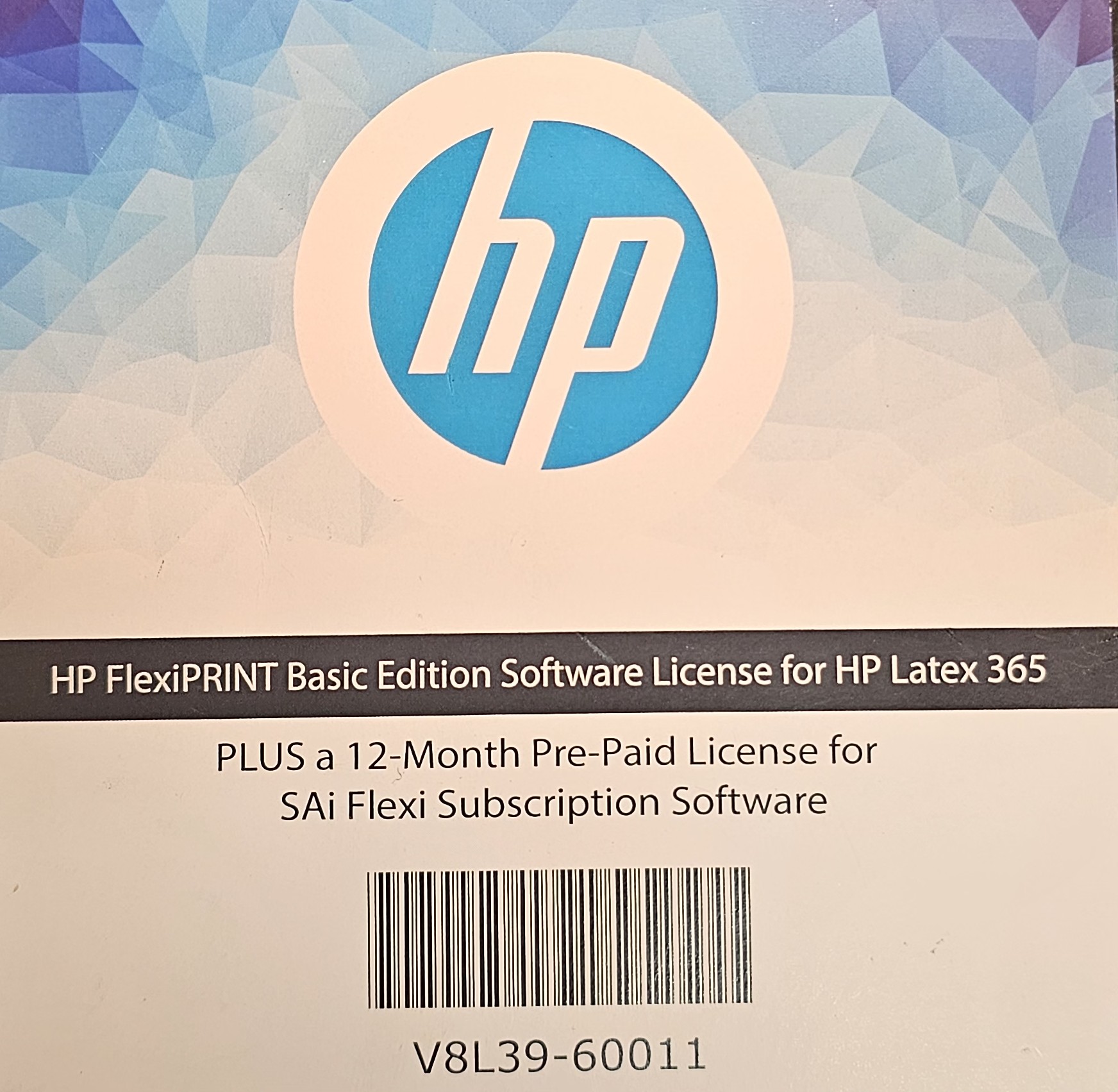 HP FlexiPRINT Basic Edition Software License for hp Latex 36... - HP ...