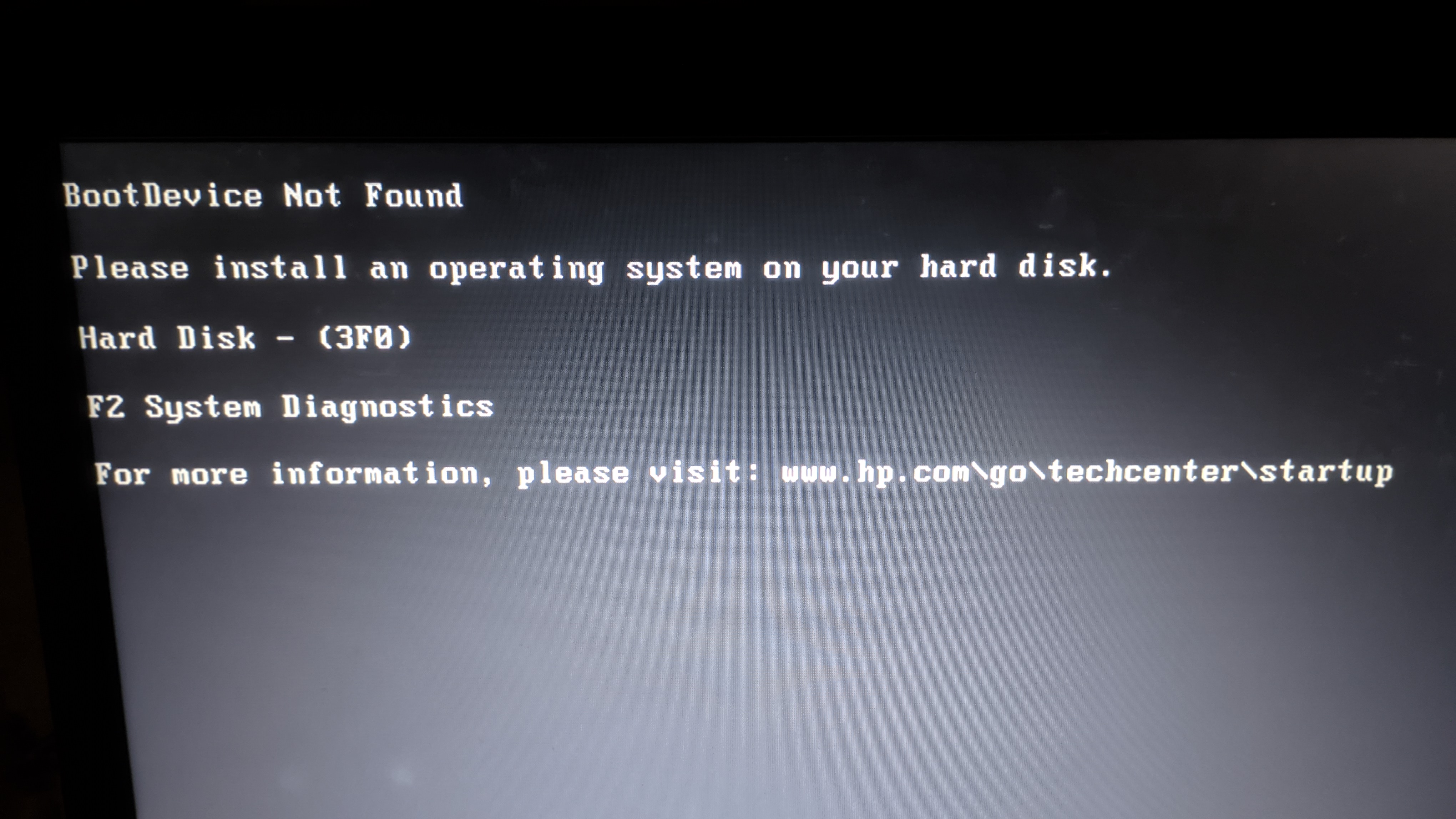 hard disk error that would restart the laptop automatically - HP ...