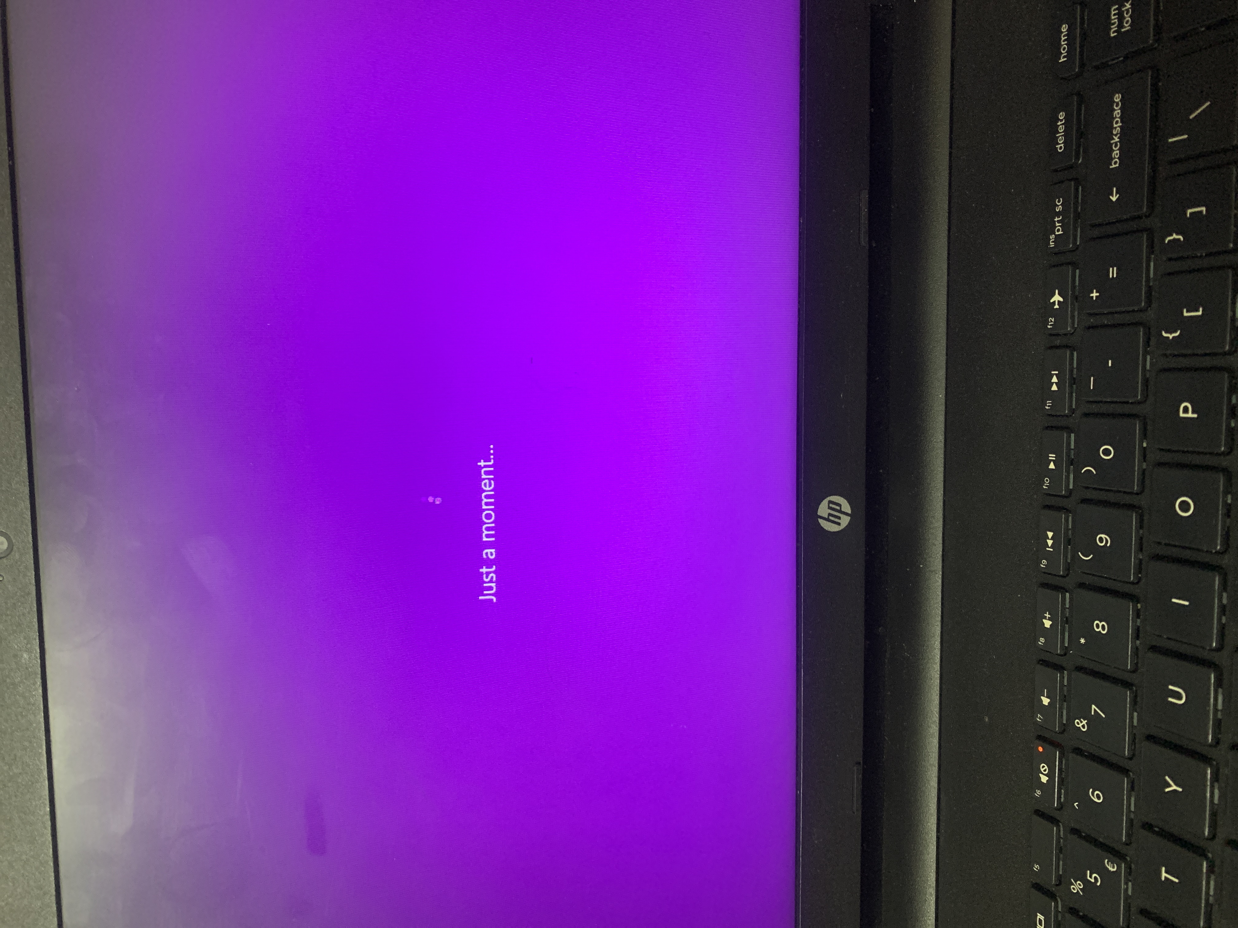 Purple screen - HP Support Community - 9391088