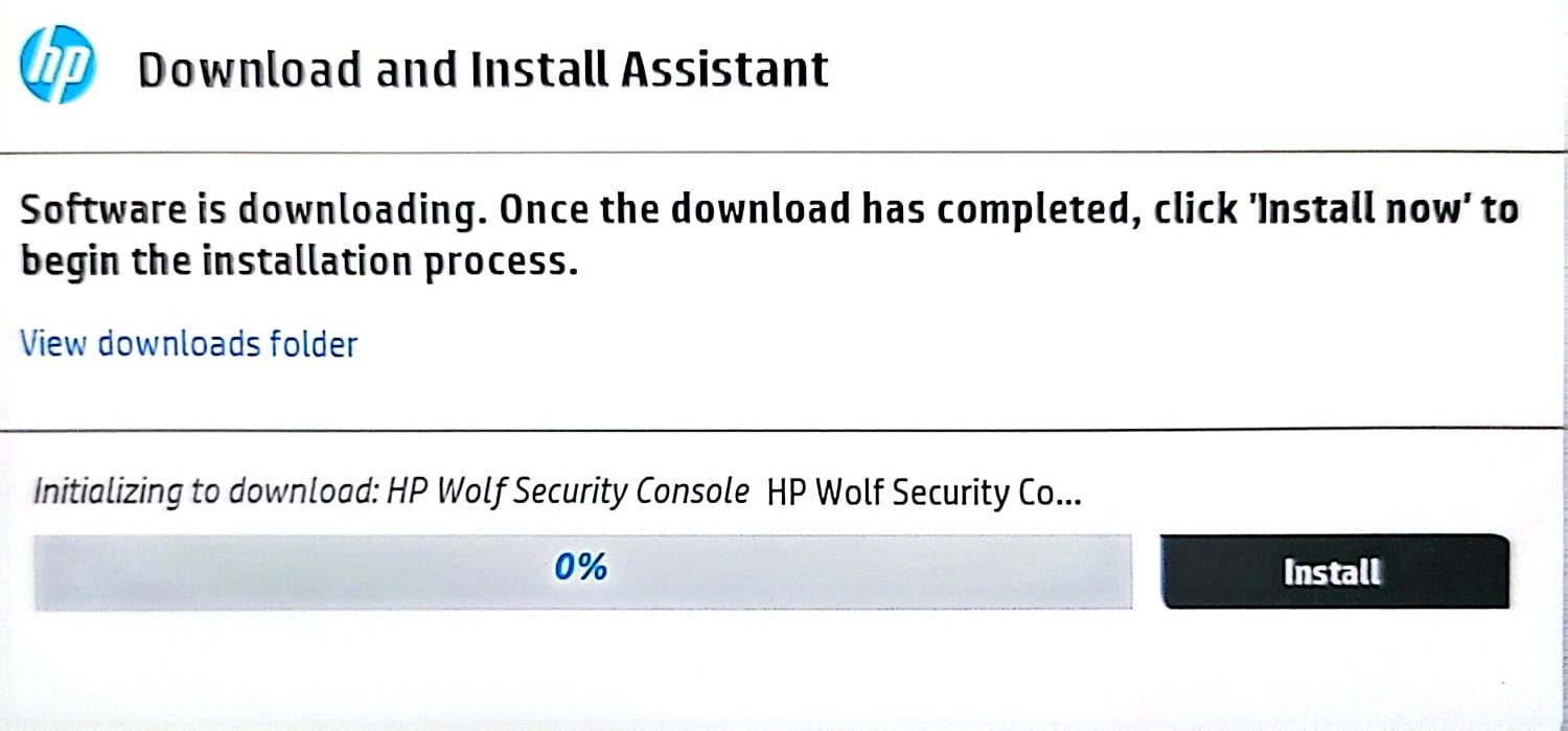 Hp Download and Install assistant not downloading. Stuck at ... - HP ...