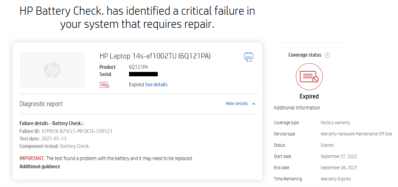 Battery Replacement - HP Support Community - 9392053