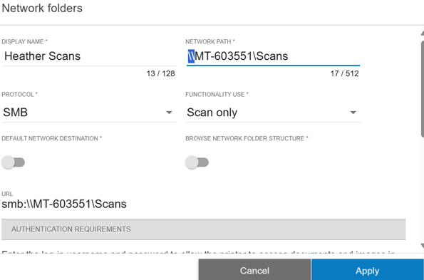 HP Designjet T2600dr Scan to Network folder - HP Support Community ...