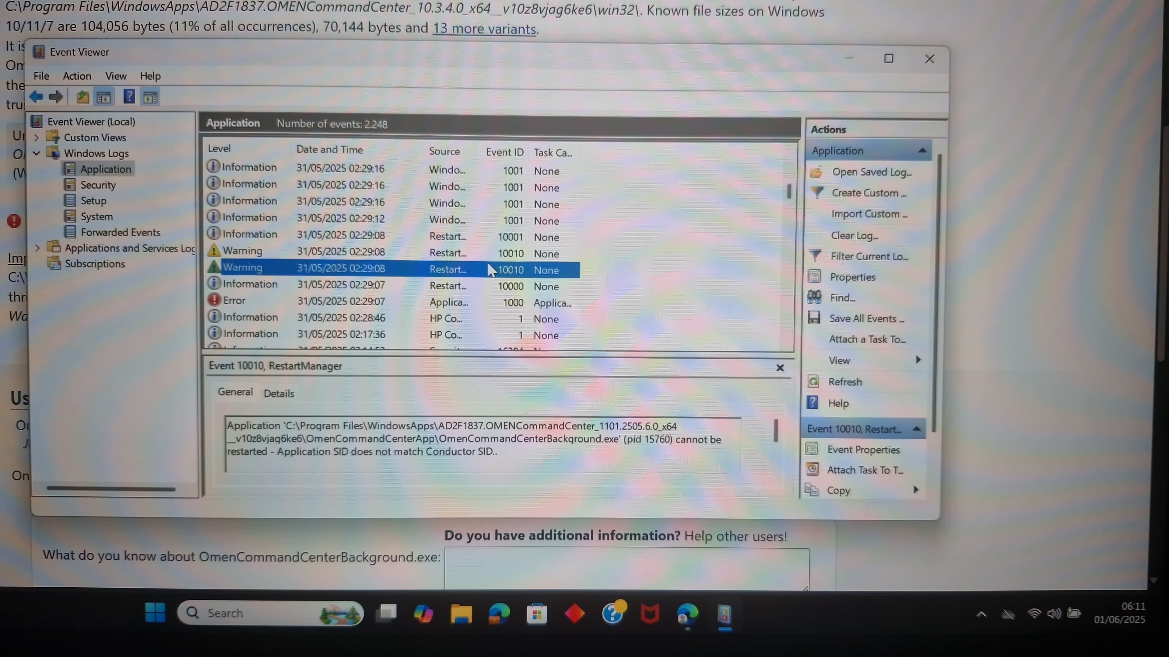 HP OMEN 16 frequent occurence of screen blinking with black ... - HP Support Community - 9406828
