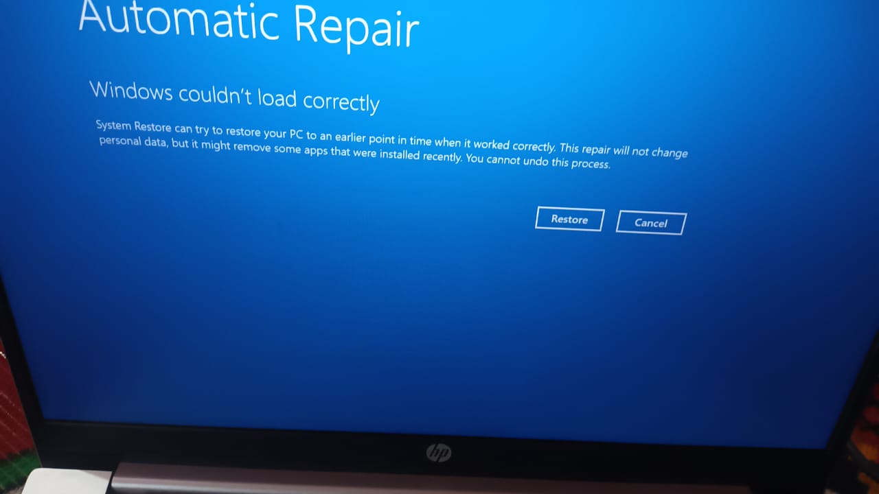 The Operating system couldnt be loaded because the kernel i... - HP ...