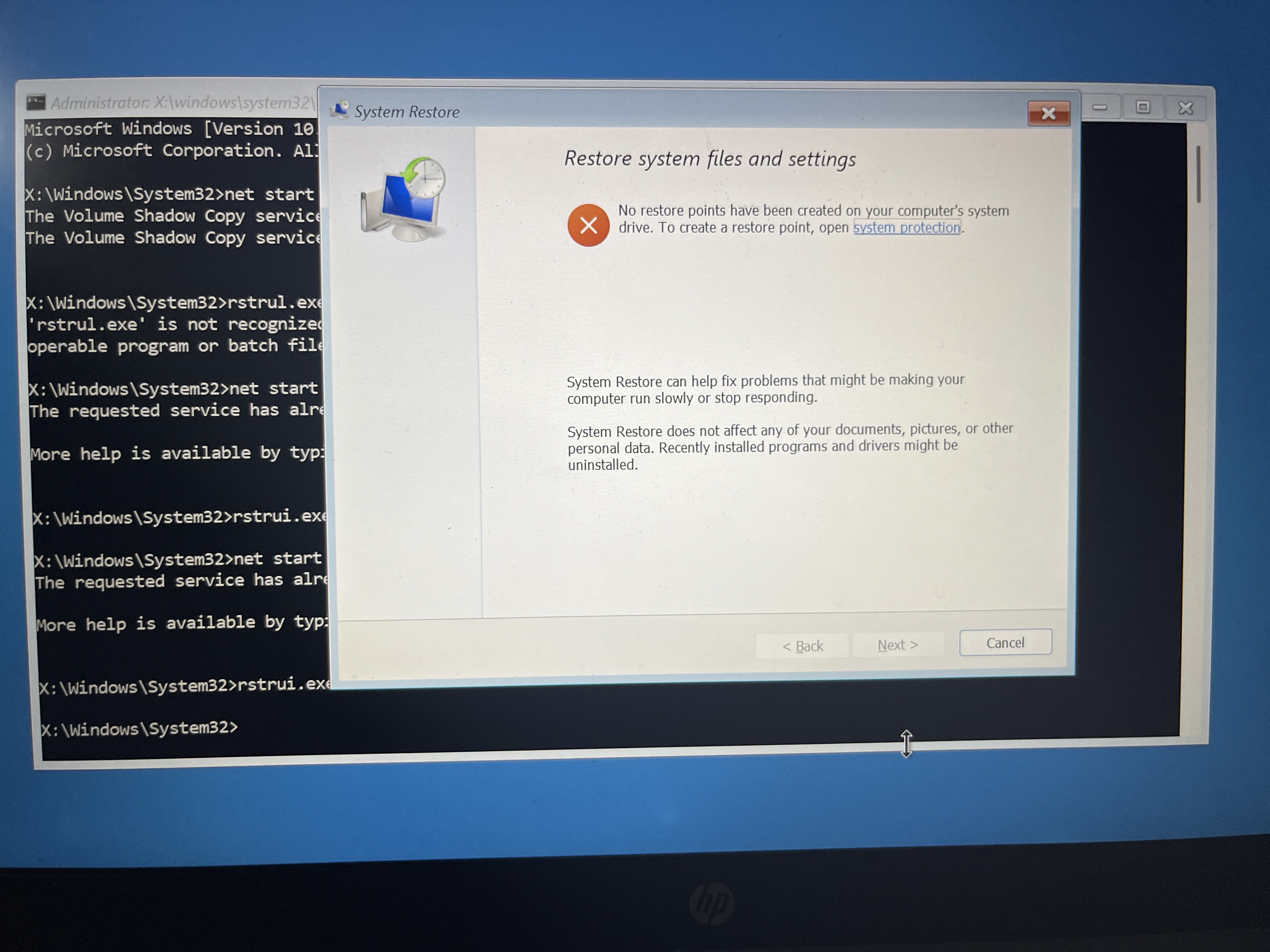 Blue screen: UNMOUNTABLE BOOT VOLUME - HP Support Community - 9412561