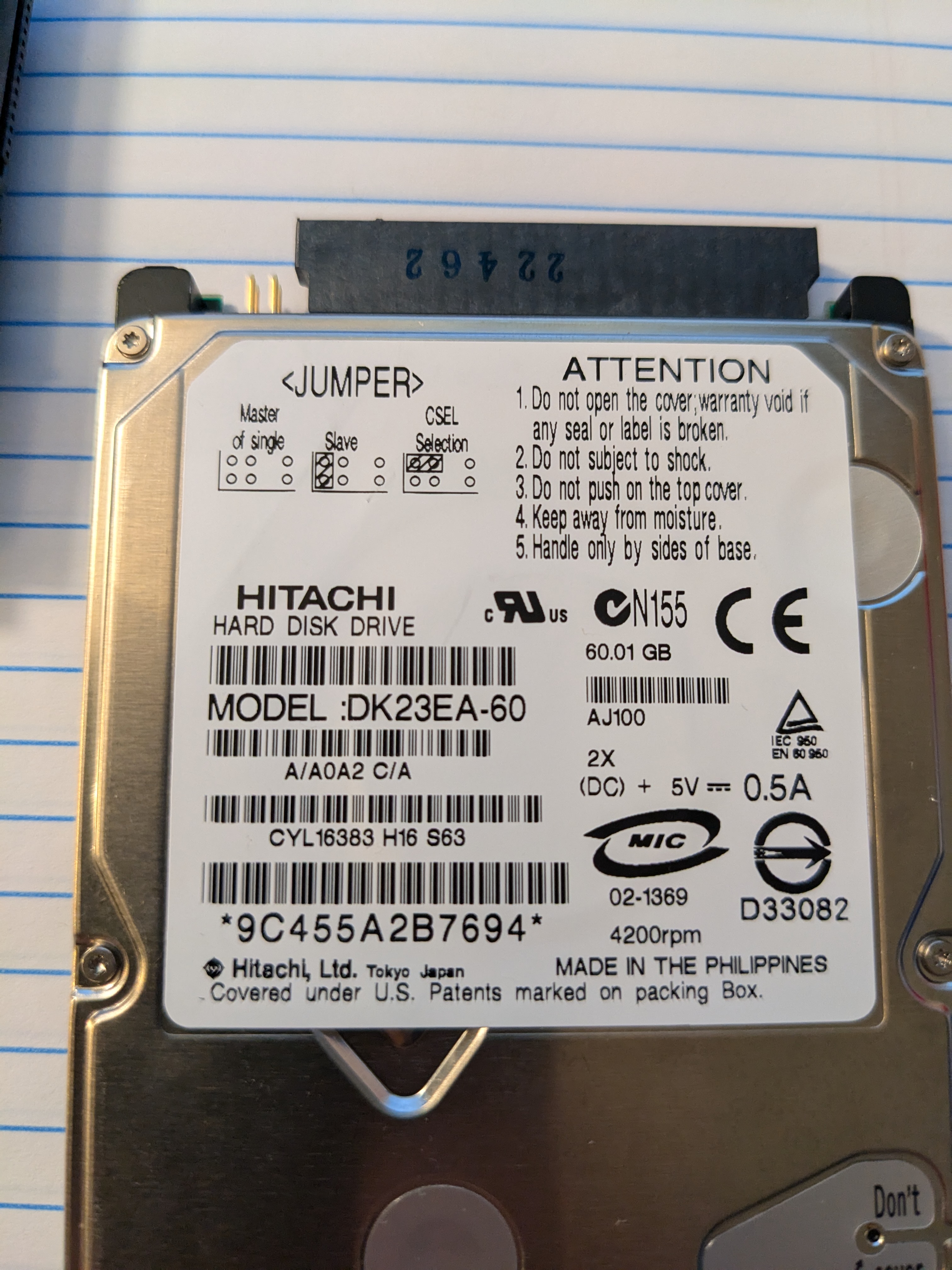 Solved: What interface is on this laptop hard drive? - HP Support ...
