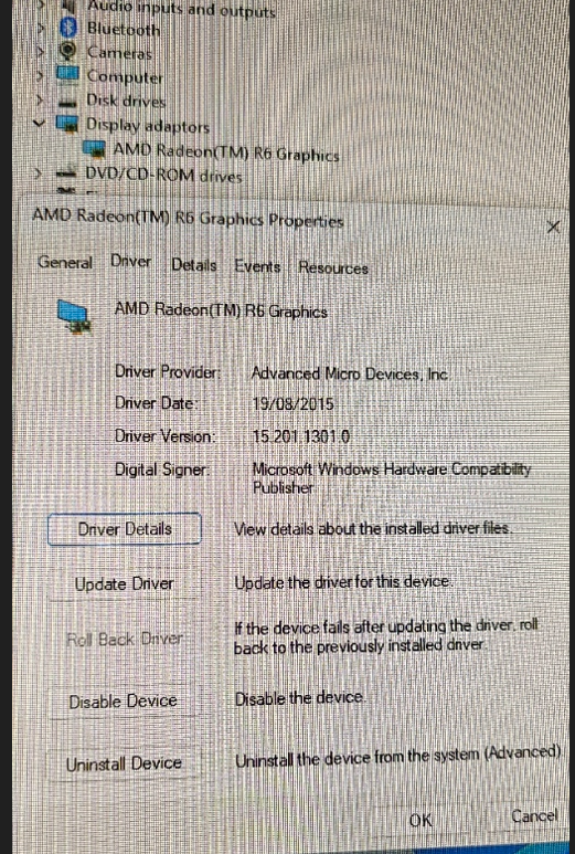 HP Pavilion 23-q110na ACPI_BIOS_ERROR when installing GPU Dr... - HP Support Community - 9418620