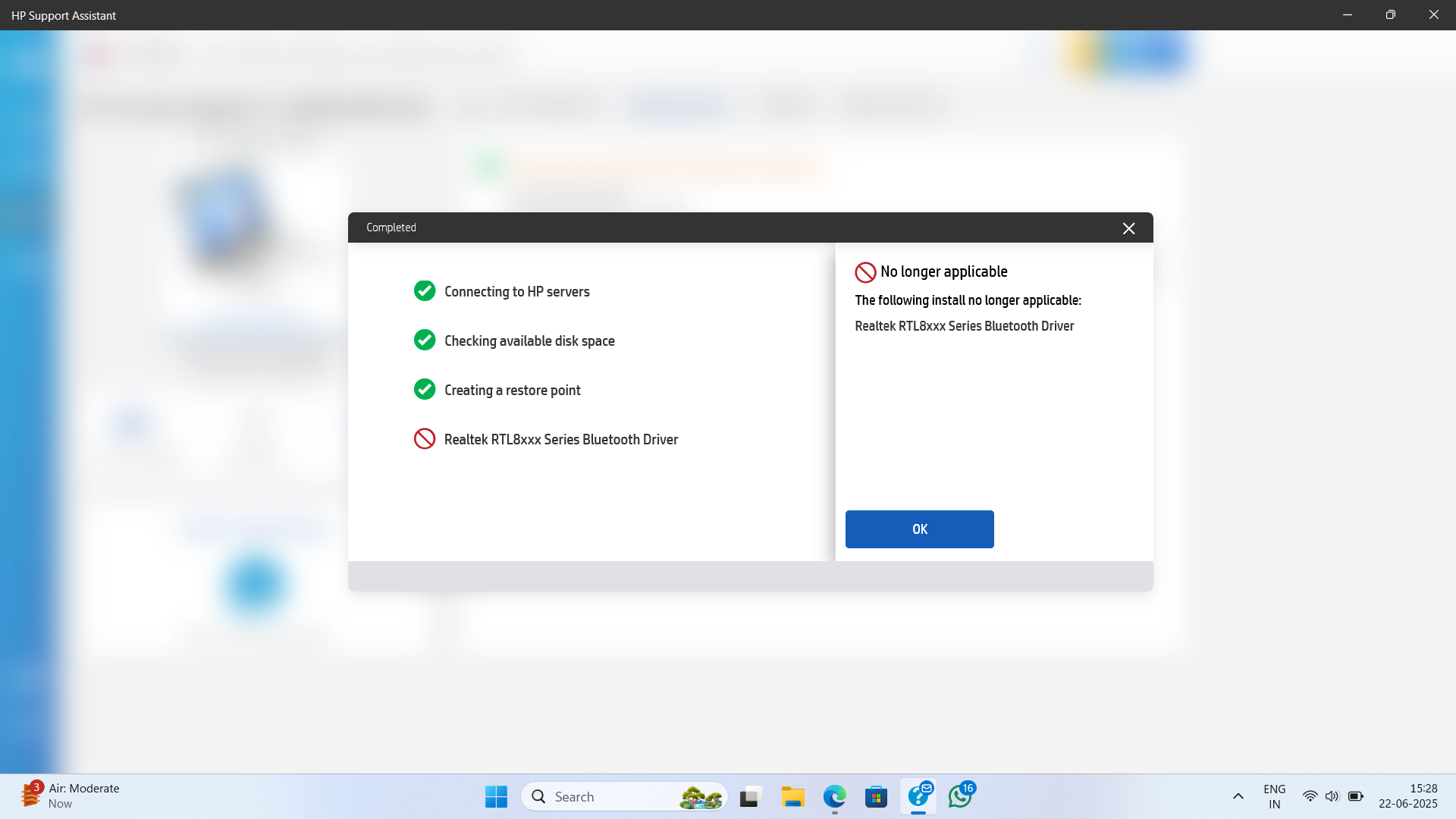 I am unable to update my hp bios update and other update and... - HP ...