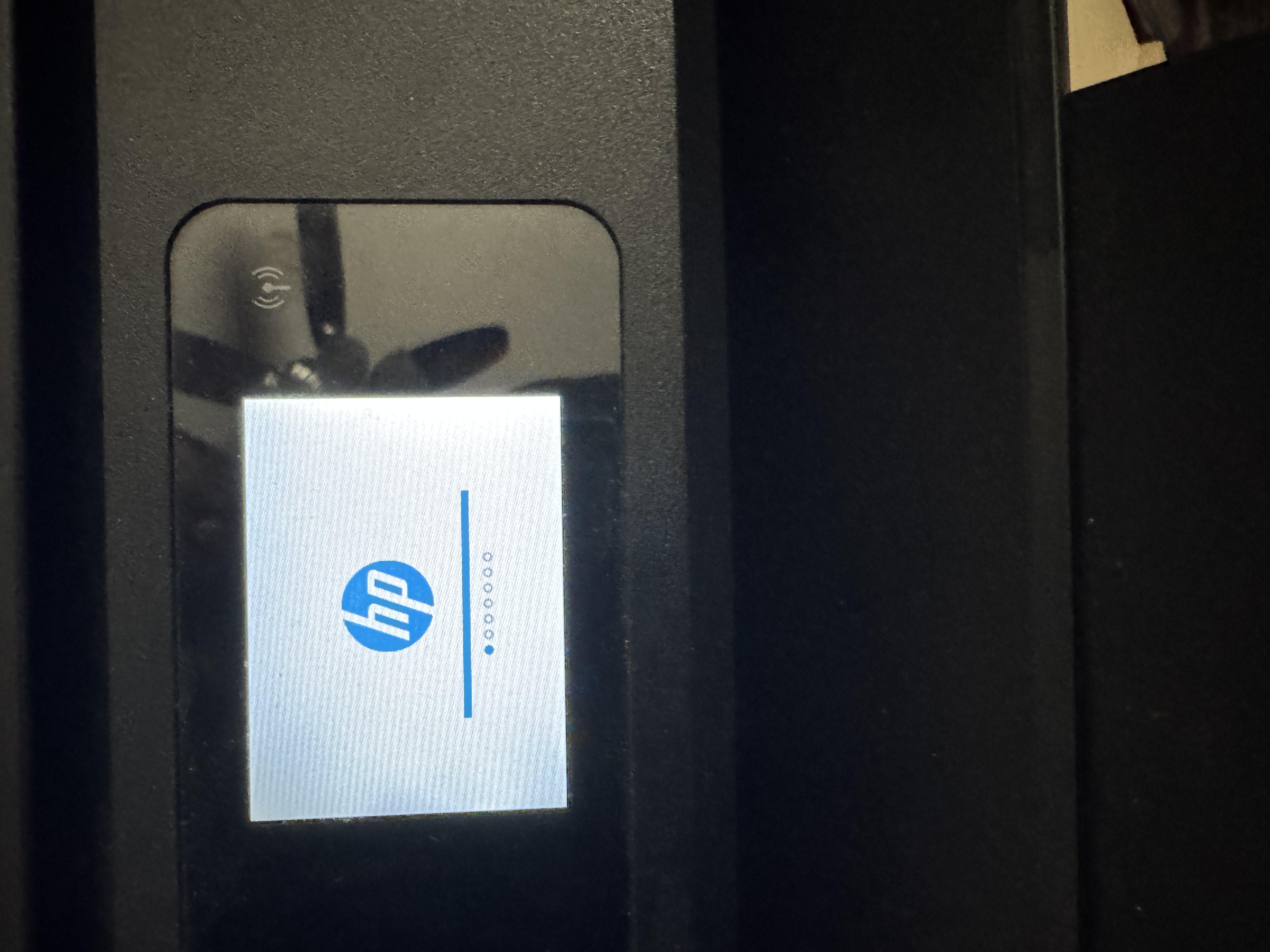 The printer gets stuck on the start up screen - HP Support Community ...