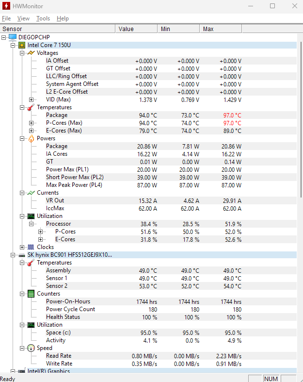 Abnormal Overheating on HP Pavilion x360 14-ek2006ns (Core i... - HP ...