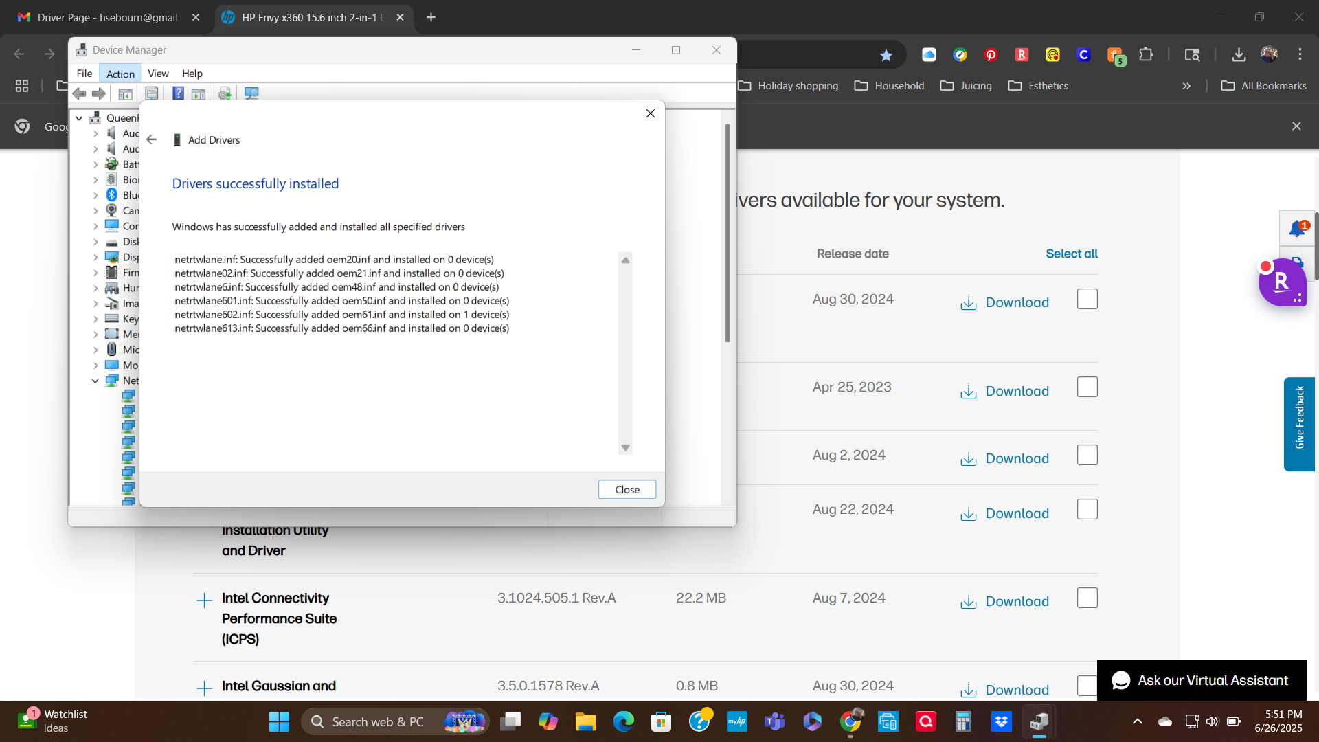 Solved: hP Envy 360 WiFi Driver is gone - HP Support Community - 9425778