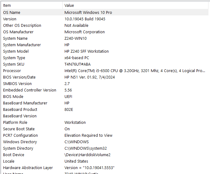 Solved: Change Feature Byte in BIOS - Z240 SFF - HP Support Community ...