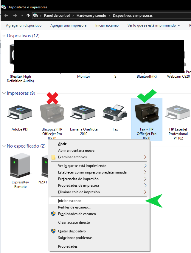 override / bypass printhead error to use scanner hp 8600 - HP Support ...