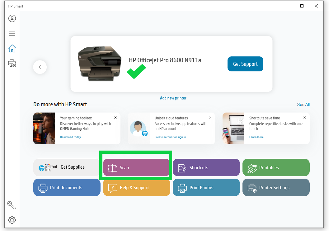 override / bypass printhead error to use scanner hp 8600 - HP Support ...