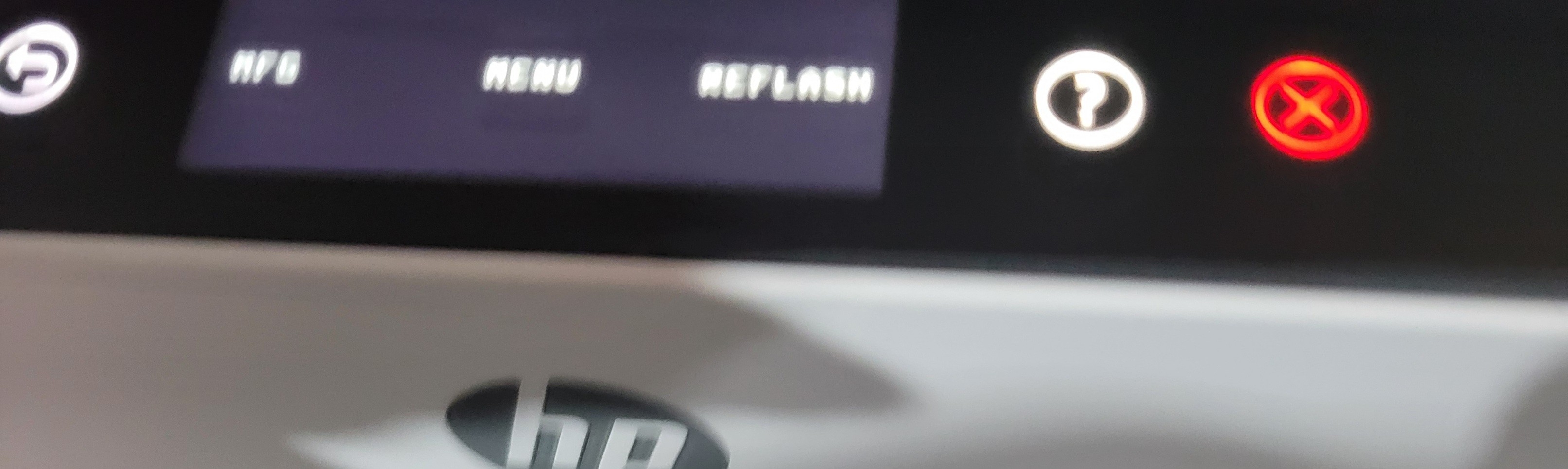 Solved: HP Smart Scan 7605 frozen after flashing. How to get past fr ...