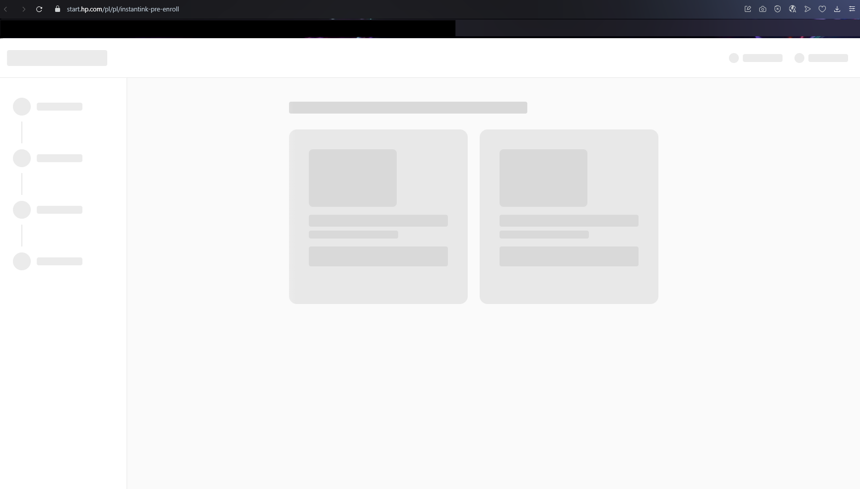 Issue with Instant Ink Program enrollment page - HP Support Community ...