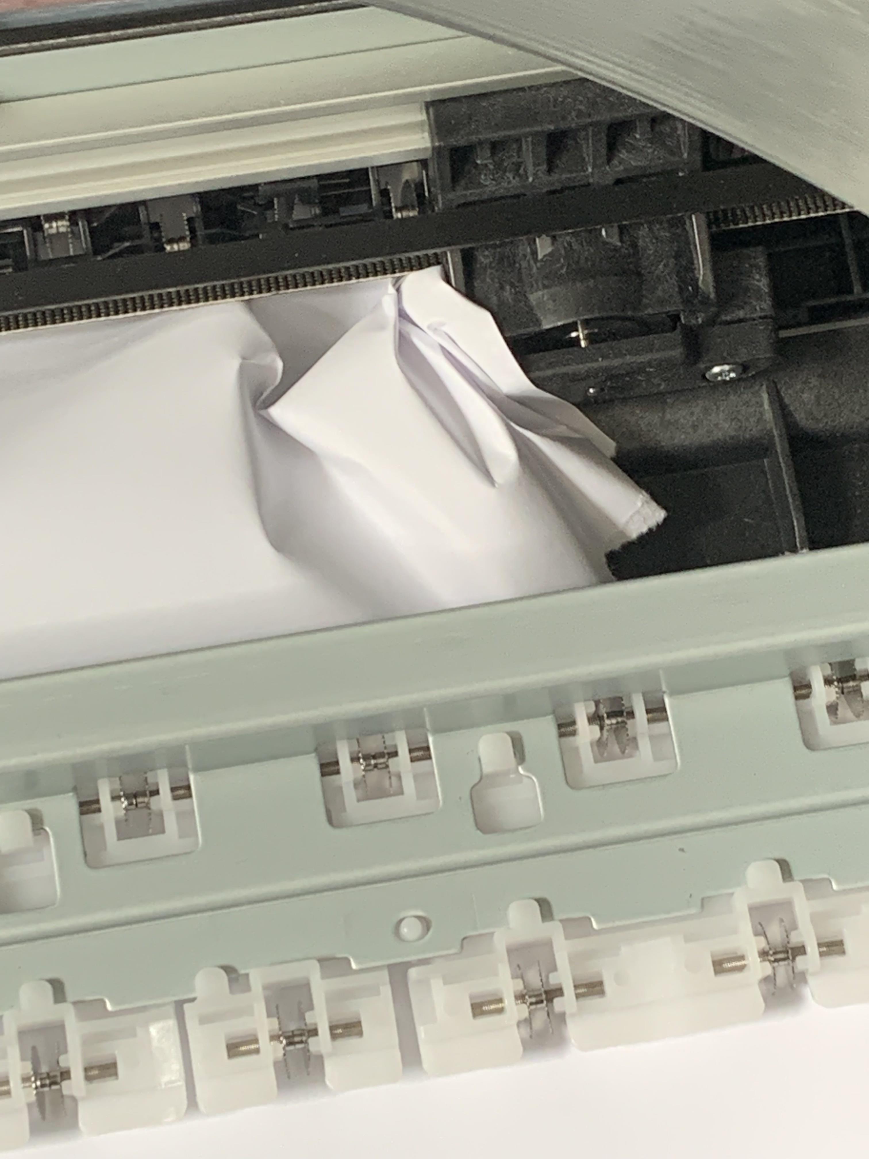 T2600dr cutter tears paper because of paper loop - HP Support Community ...