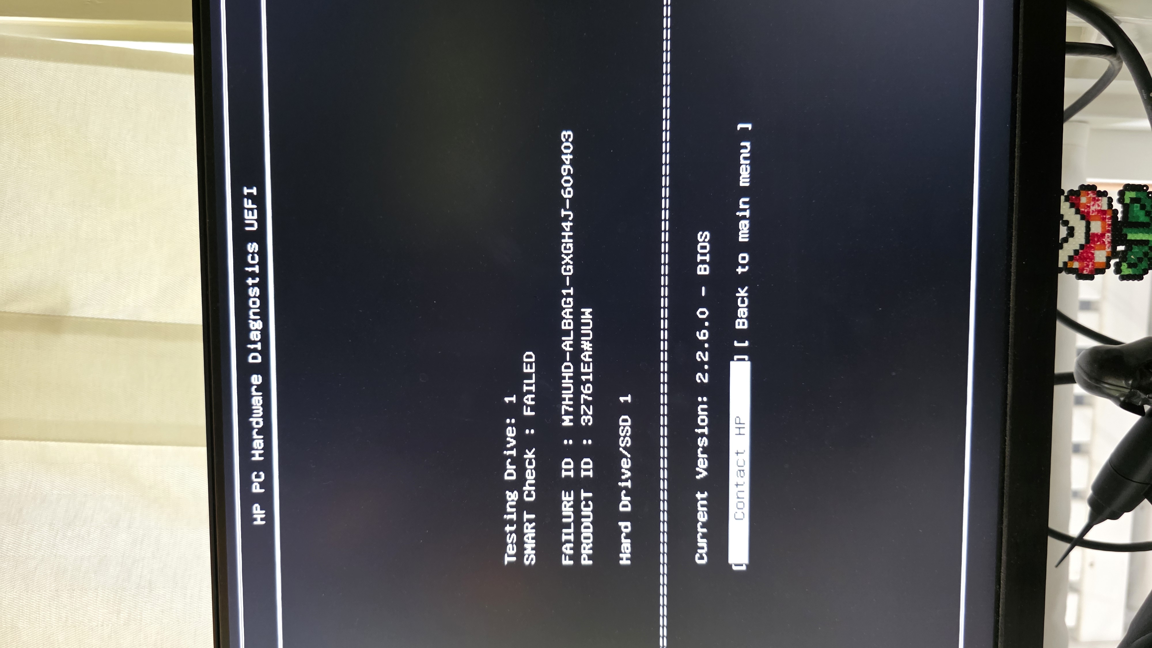 Boot bios fail - HP Support Community - 9446910