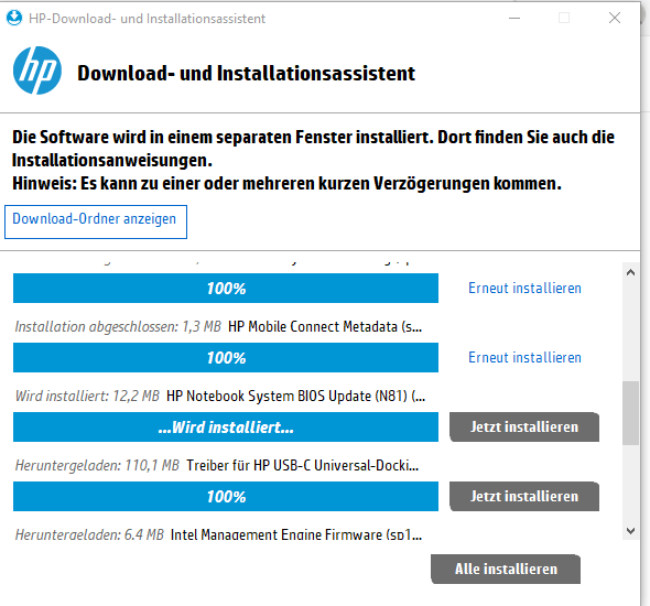 fehler beim treiber installieren - HP Support Community - 9450867