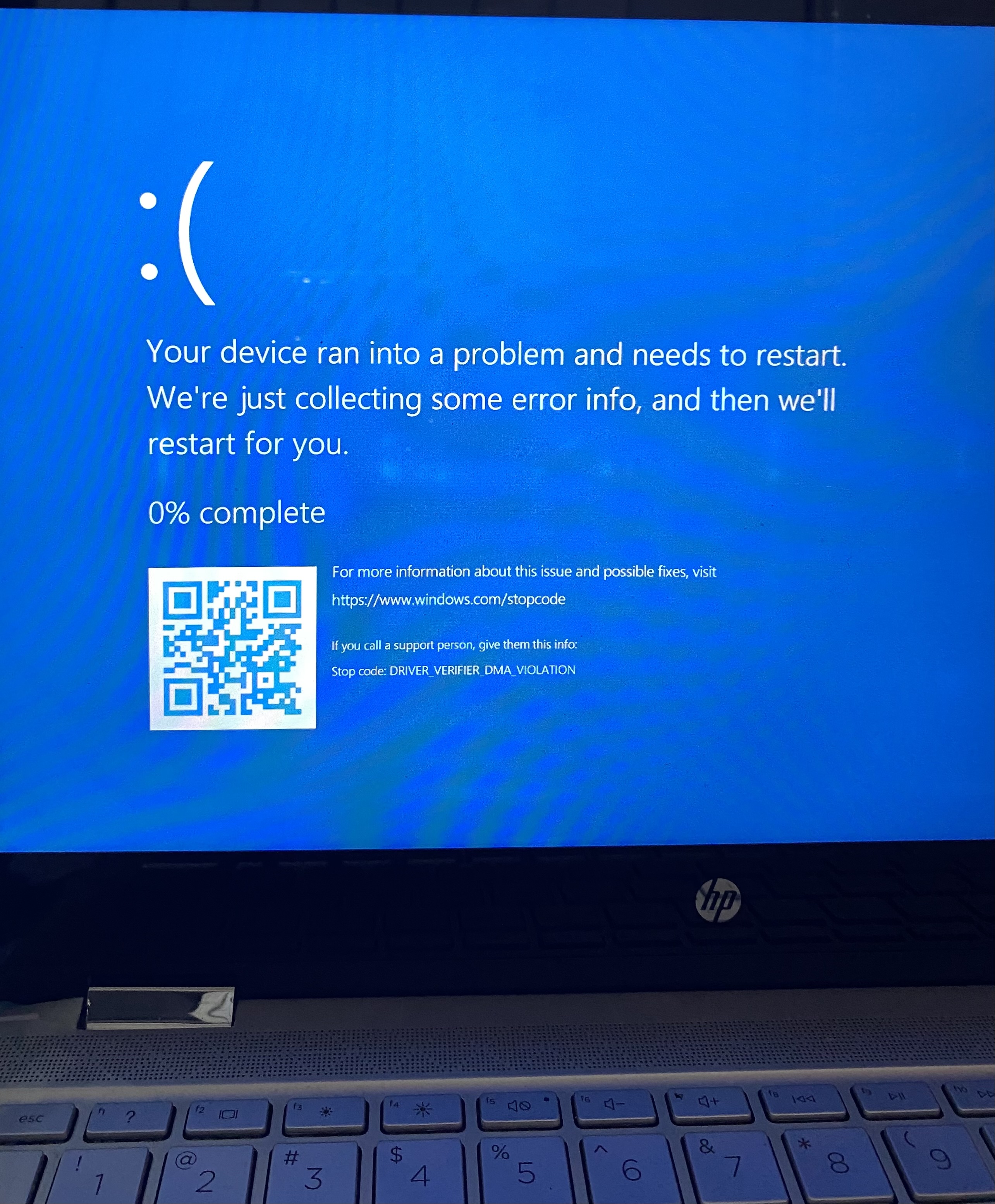 Yellow and Red Static Screen, resetting - HP Support Community - 9455179