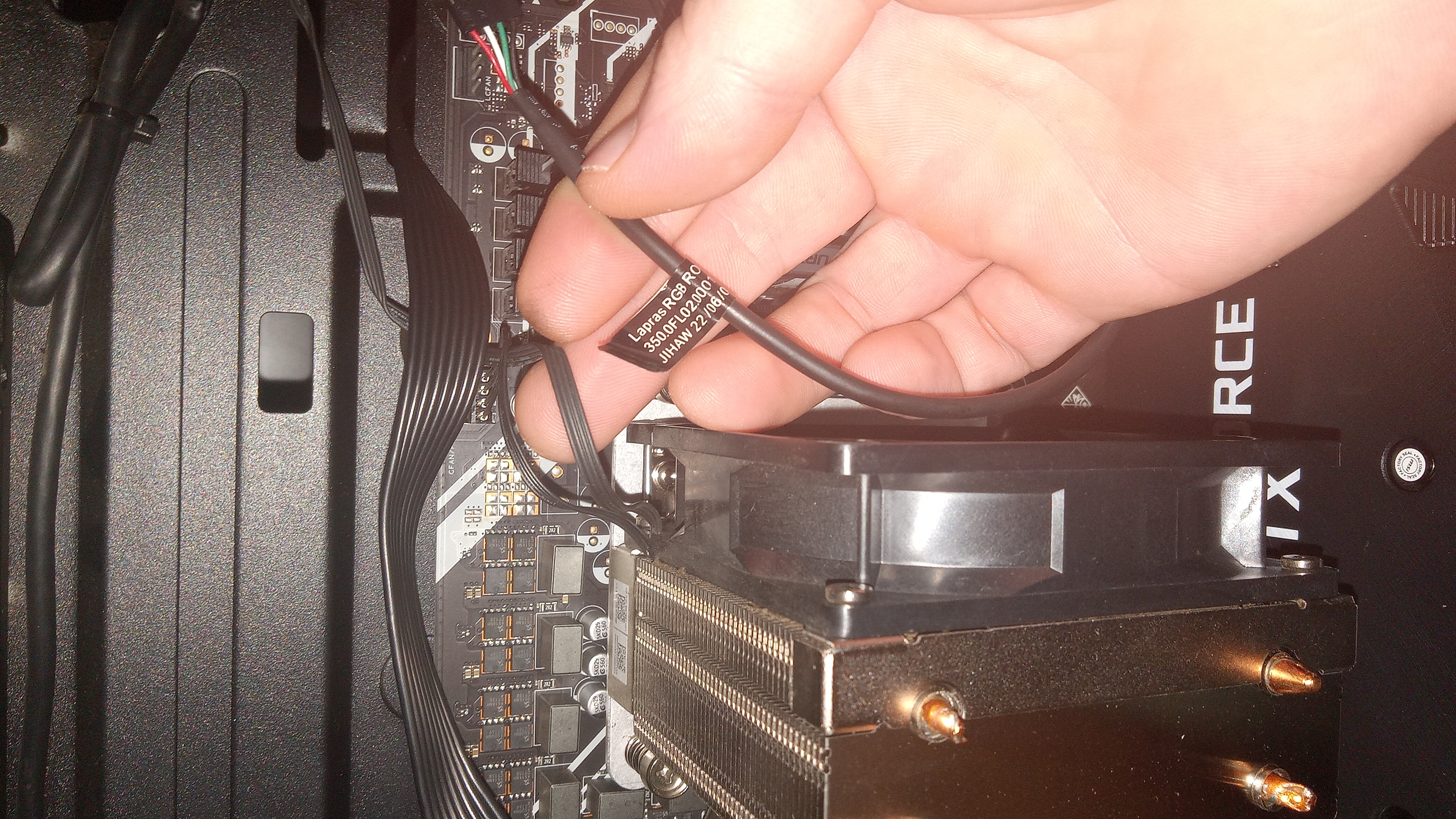 Replaced the gpu but pulled apart too many wires and I'm los... - HP ...