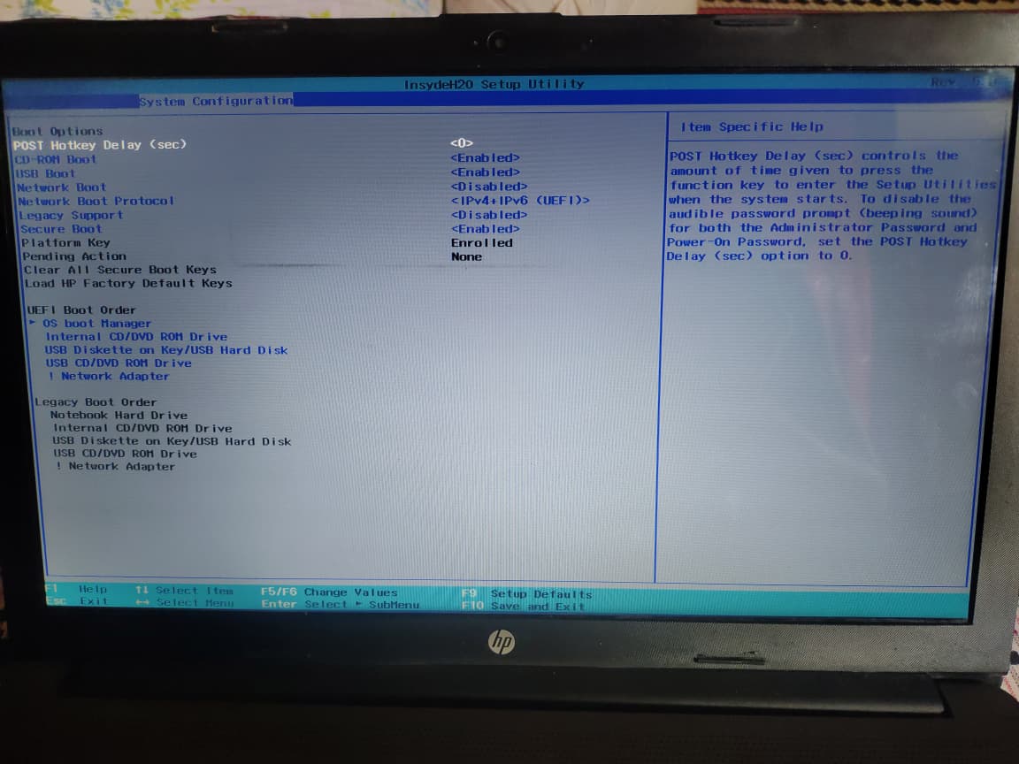 After BIOS F.49 update, TPM 2.0 missing on HP Notebook 15-da... - HP ...