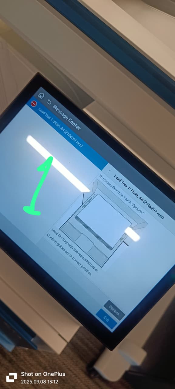 Printer Tray issue - HP Support Community - 9481428