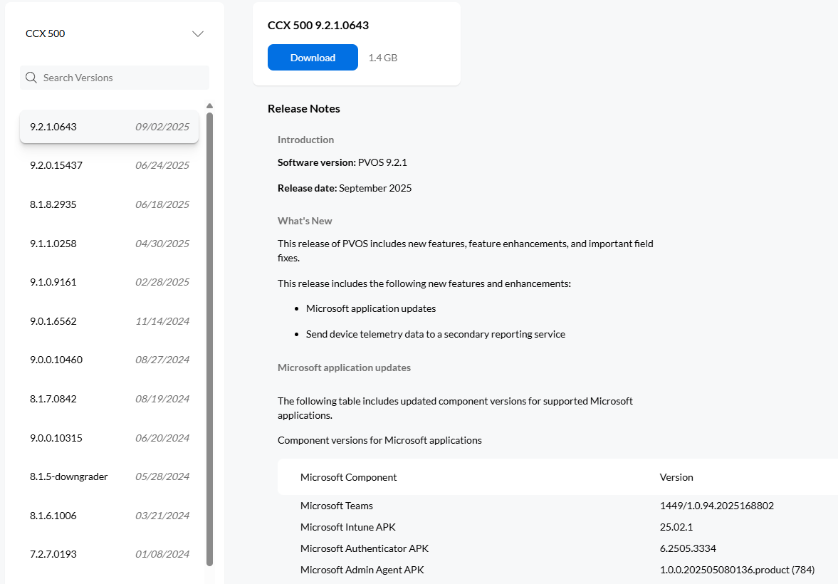 [Software] PVOS 9.2.1 For CCX And Trio C60 - HP Support Community - 9481531