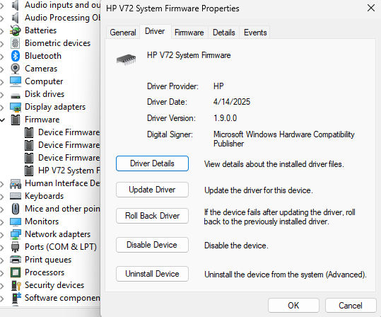 The Secure Boot update failed. Unknown HResult Error code: 0... - HP ...