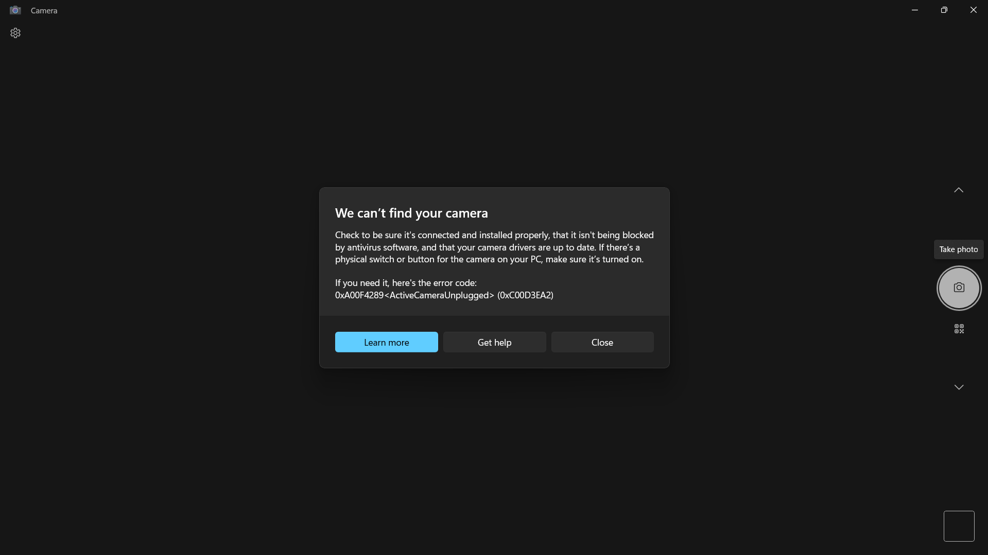Camera turned black screen after updating - HP Support Community - 9493560