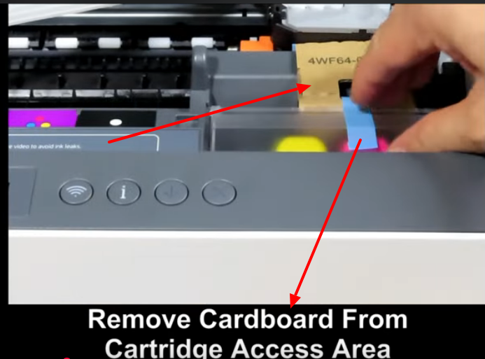 How do I get the print cartridge to move to the center so I ... - HP ...