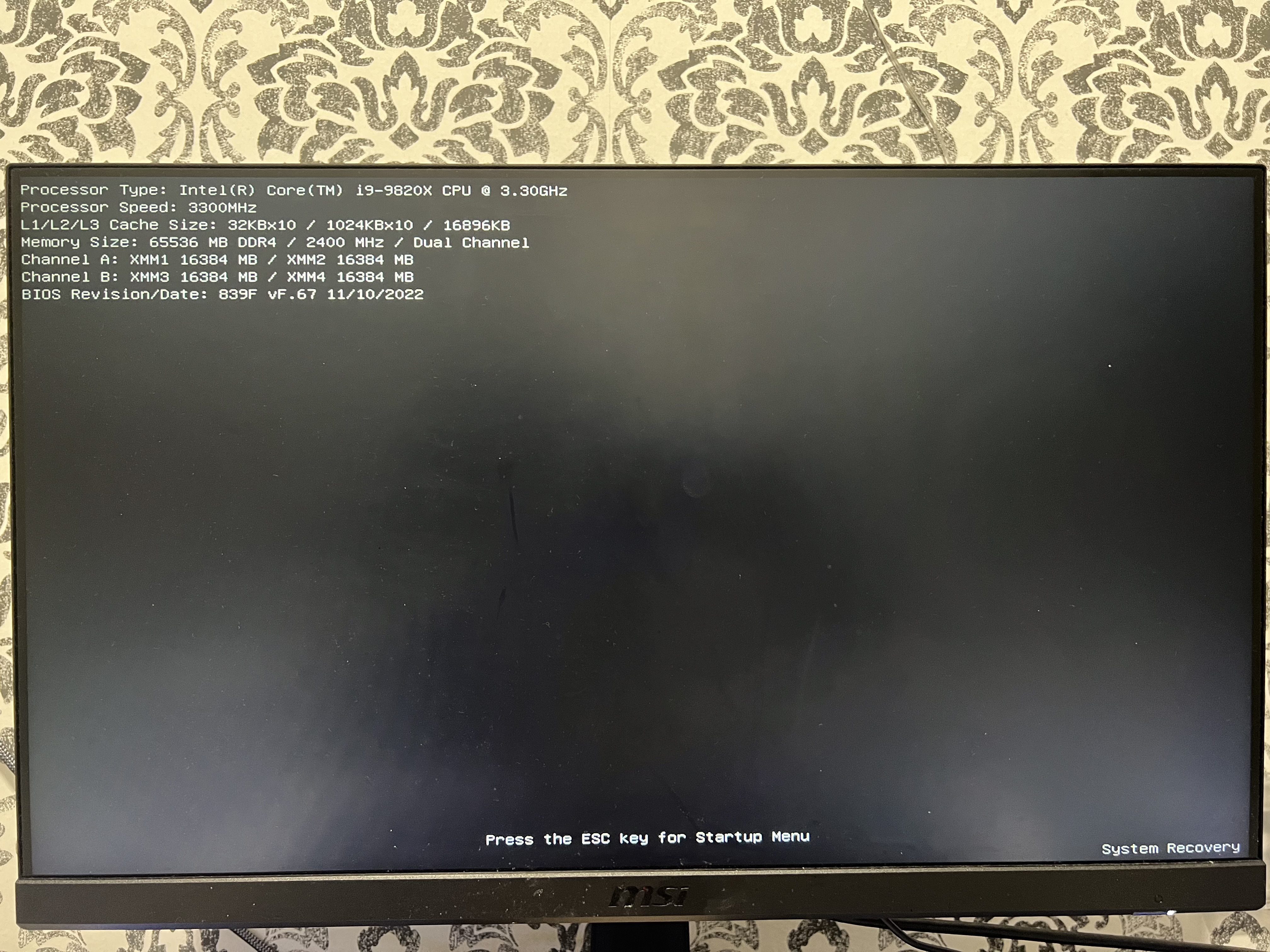 Solved: I cant get into my BIOS and im stuck on this black screen on ...