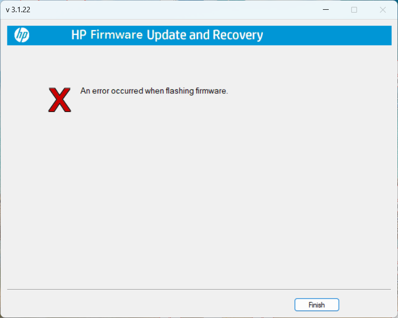 Solved: Error when trying to update BIOS - HP Support Community - 9515136