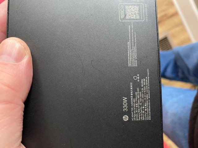 Part number or how do I get power cord replacement Omen Max ... - HP ...