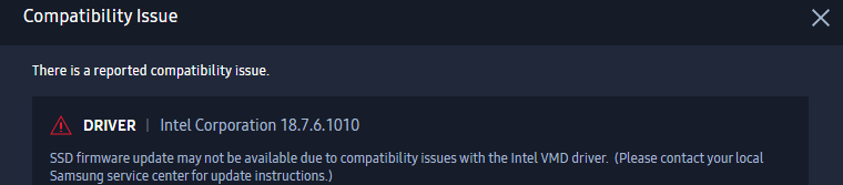 Driver compatibility issue SSD Samsung 990 Pro and Intel VMD - HP ...