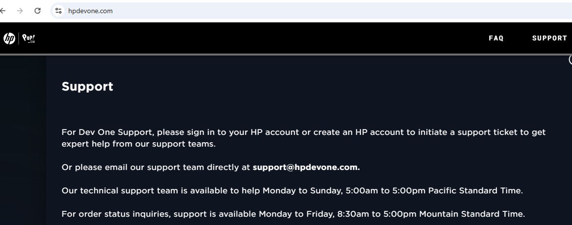 HP Dev One – BIOS update - HP Support Community - 9528466
