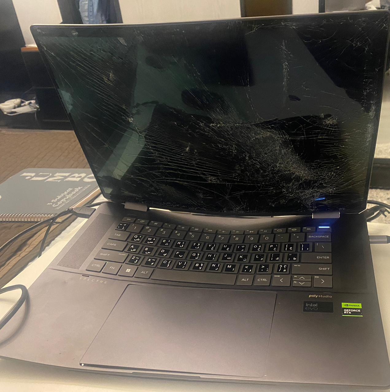 My Hp Spectre screen is broken and cracked and not operating... - HP ...